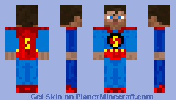 SuperMan Minecraft Skin