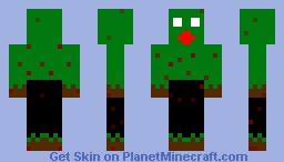 underground zombie Minecraft Skin