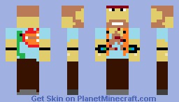 chuck norris Minecraft Skin