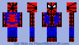 spider-man Minecraft Skin