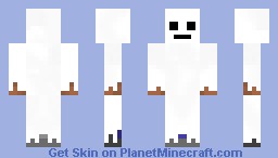 Steve's Ghost Costume Minecraft Skin