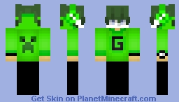 green Minecraft Skin
