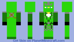 green ninja Minecraft Skin