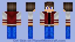 High-School Student Minecraft Skin