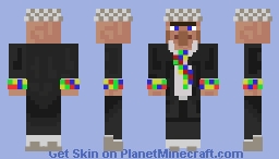 Disco villager Minecraft Skin
