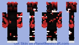 Devil dark blue Minecraft Skin