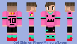 Lionel Messi 2020 Minecraft Skin