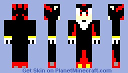 Shadow The Hedgehog Minecraft Skin
