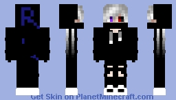 gray boy Minecraft Skin