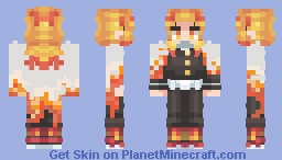 Rengoku KNY Minecraft Skin