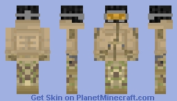 custom pmc (softshell) Minecraft Skin