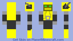 the yellow man Minecraft Skin