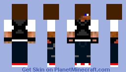 Half Minecraft Skin