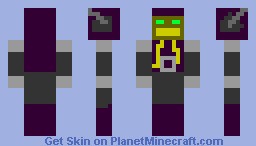 the purple man Minecraft Skin
