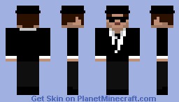 Blues Brother Minecraft Skin