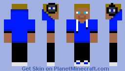 Blue Minecraft Skin