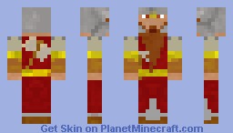 Gimli from the "Lord of the Rings" Minecraft Skin