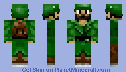 Green Soldier Minecraft Skin