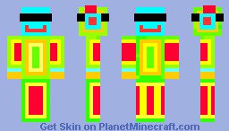 disco man Minecraft Skin