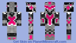 pink knight Minecraft Skin