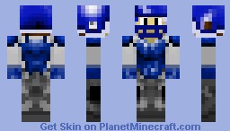 Blue Rugby Guy Minecraft Skin