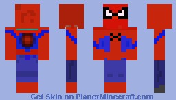 spider man Minecraft Skin