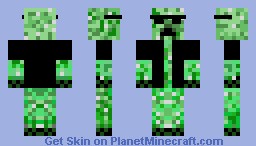 Agent Creeper Minecraft Skin