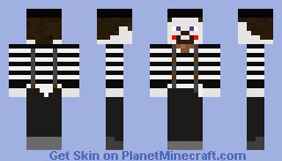 Mime Steve Minecraft Skin