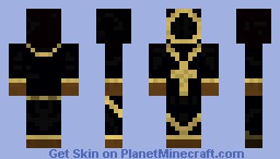 Dark Mage Black Robes Minecraft Skin