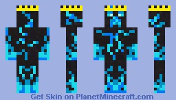 Elemental Creeper King Minecraft Skin