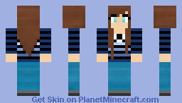 Winter Girl With Earmuffs Minecraft Skin