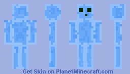 Blue Slime Minecraft Skin