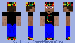 Rasta Challenger Minecraft Skin