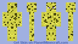 Sponge Steve Minecraft Skin