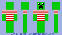 Slime chill creeper Minecraft Skin