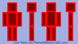 Neon Magma block man Minecraft Skin