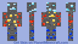 ore man Minecraft Skin