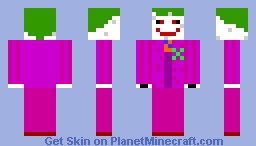 The Joker Minecraft Skin