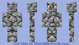 Cooble stone monster Minecraft Skin