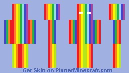 Rainbow Bro #2 Minecraft Skin