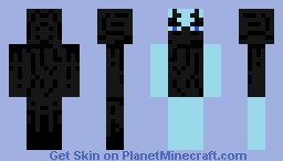 Enderman-Fronzen front skin Minecraft Skin