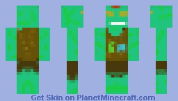 Syrne the Zombie Sea Nymph in Captivity Minecraft Skin