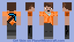 Neon Freeman Minecraft Skin