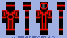 Tron Red skin Minecraft Skin