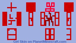 red ranger man Minecraft Skin