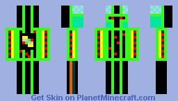Green Robot Minecraft Skin