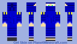blue ninja Minecraft Skin