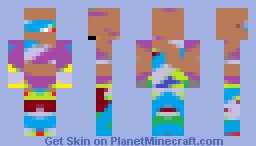 scribble man Minecraft Skin