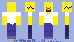 homer simpson Minecraft Skin