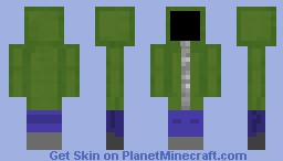 green coat monster (Skin Contest) Minecraft Skin